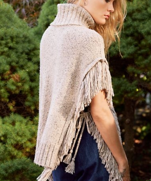 Happy X Nature | Sweaters | Nwt Kate Hudson Happy X Nature Poncho ...